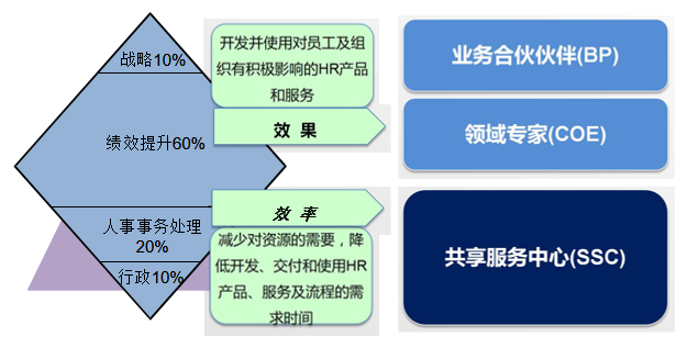HRBP、COE、SSC的分工与协同 - 智跃DHR系统 - 一站式综合管理解决方案，涵盖考勤、人事、薪资等多领域